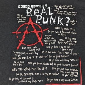 Hot Topic | Shirts | Are You A Real Punk Pu 2x | Poshmark